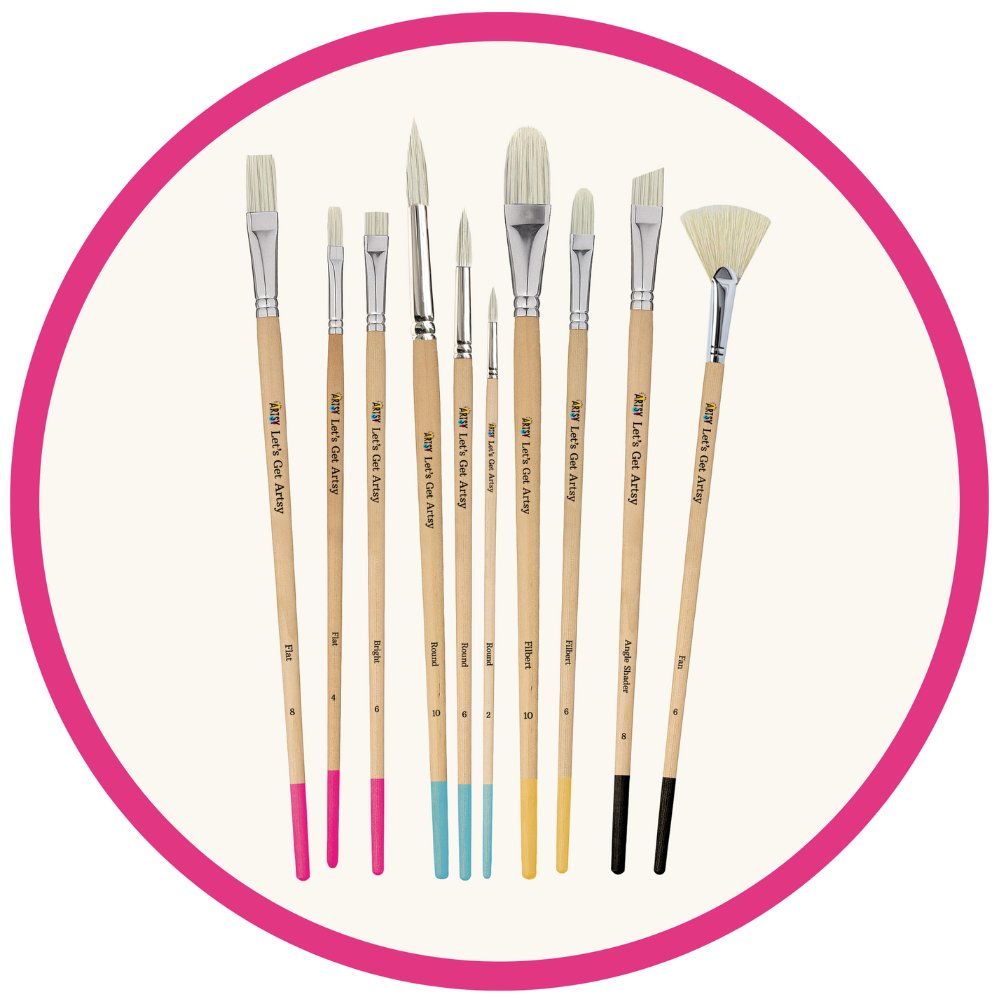 "The Essentials" Brush Set – Let's Get Artsy