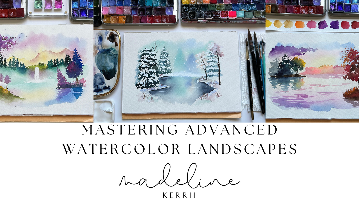 Mastering Advanced Watercolor Landscapes With Madeline Kerrii – Let's ...