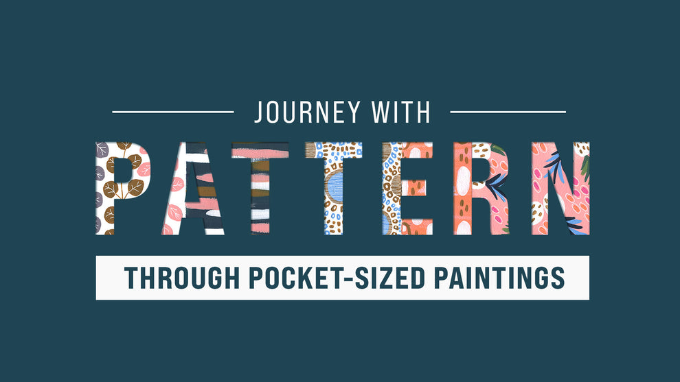 Journey With Pattern Through Pocket Sized Paintings Collection with Yv ...